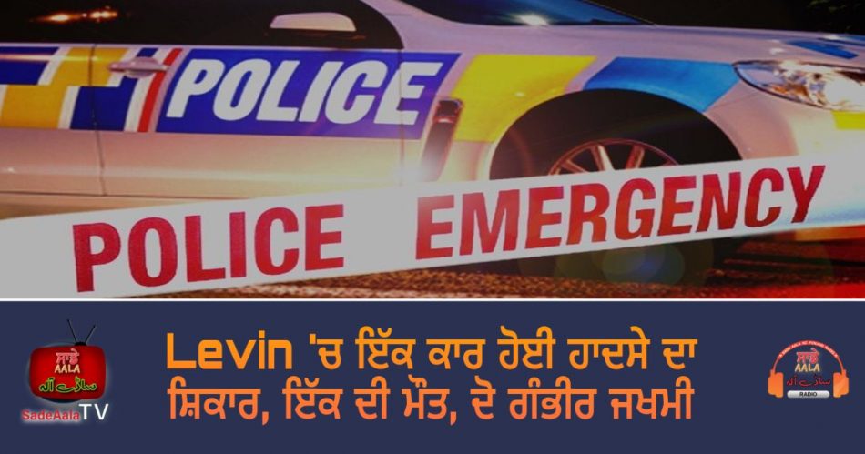 one dead two critical after single-vehicle crash in Levin